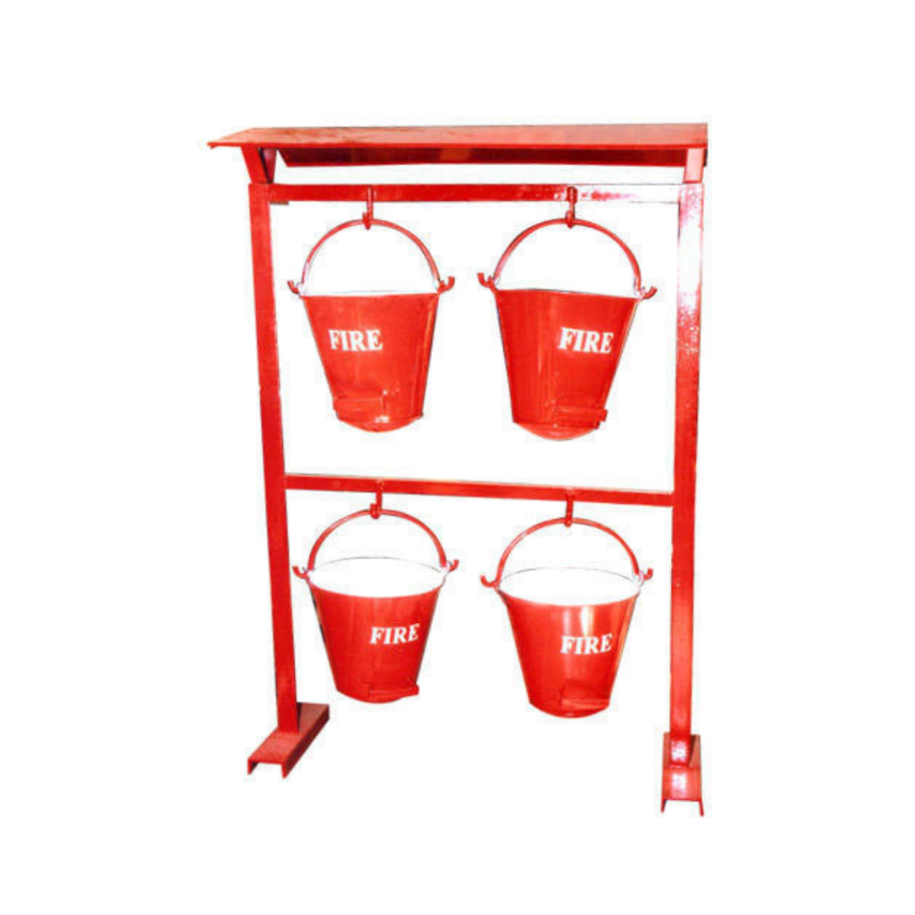 Fire Bucket With Stand | Fire Bucket With Stand Dealer, Supplier in Lucknow